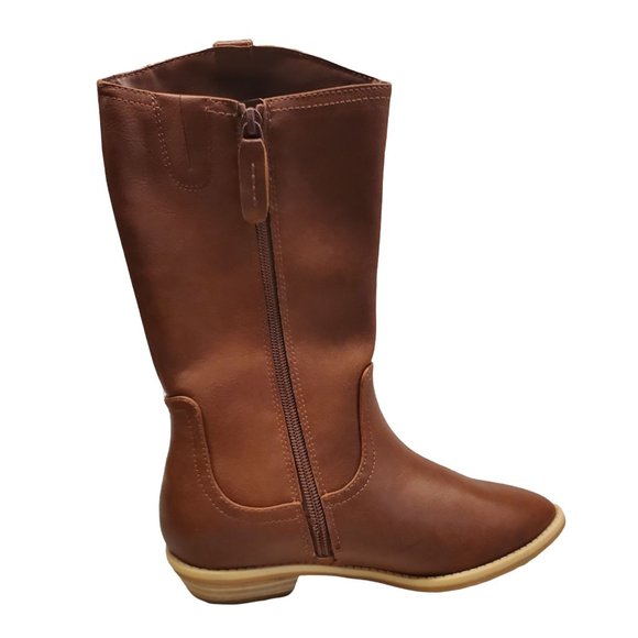Cat & Jack | Shoes | Little Girls Brown Boots Brown Leather Boots ...